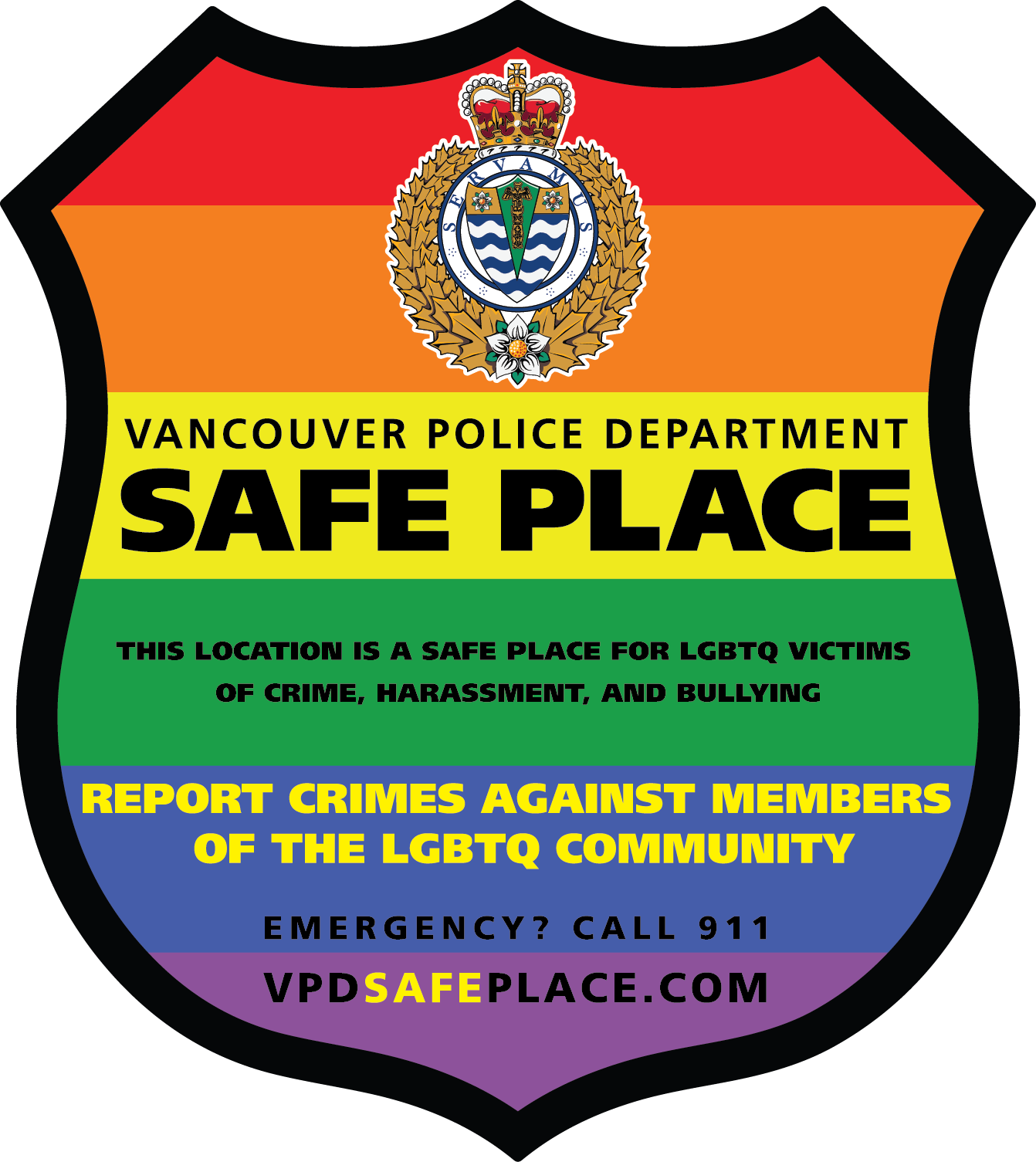 VPD Safe Place – Helping members of the LGBTQ2+ community stay safe
